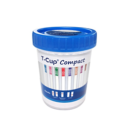 T-Cup 12 Panel Compact Drug Test for (AMP,BAR,BUP,BZO,COC,mAMP,MDMA,MOP ...