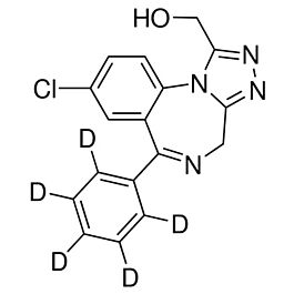 α-Hydroxyalprazolam-D₅, 100 μg/mL
